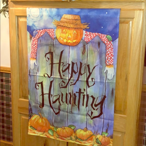 Hallmark | Other | Scarecrow Full Size Flag | Poshmark